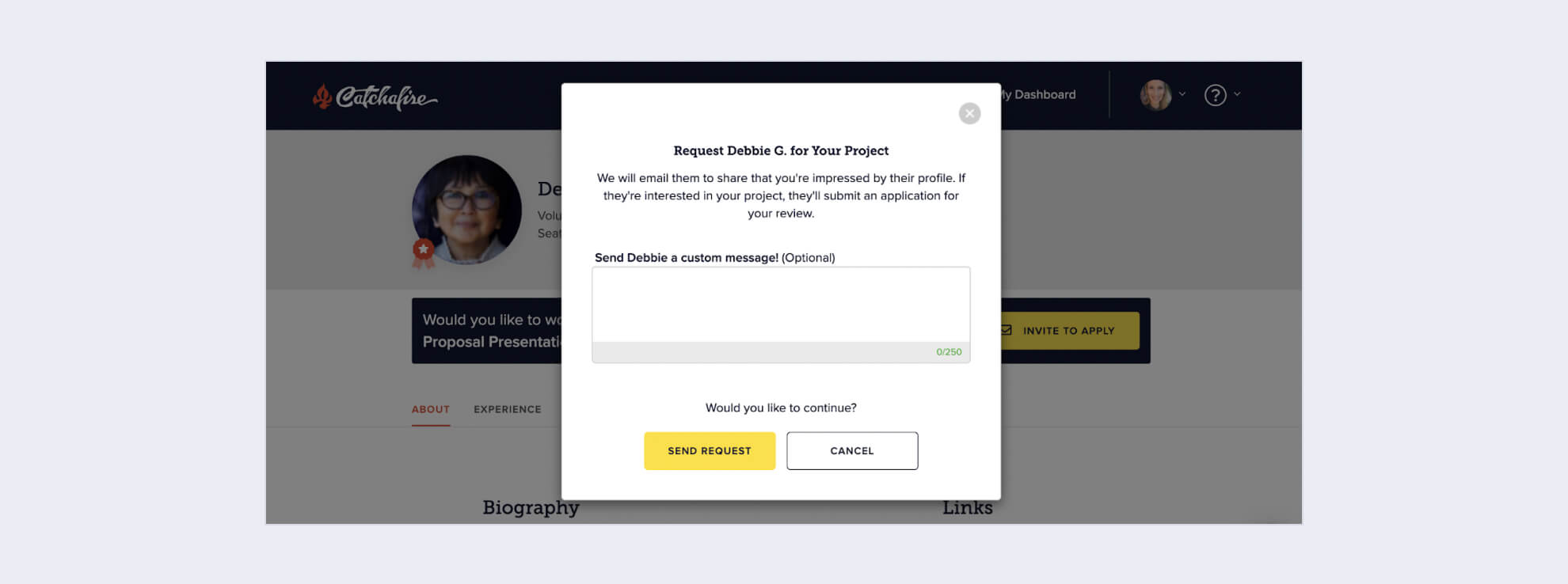 Find a volunteer from your local community